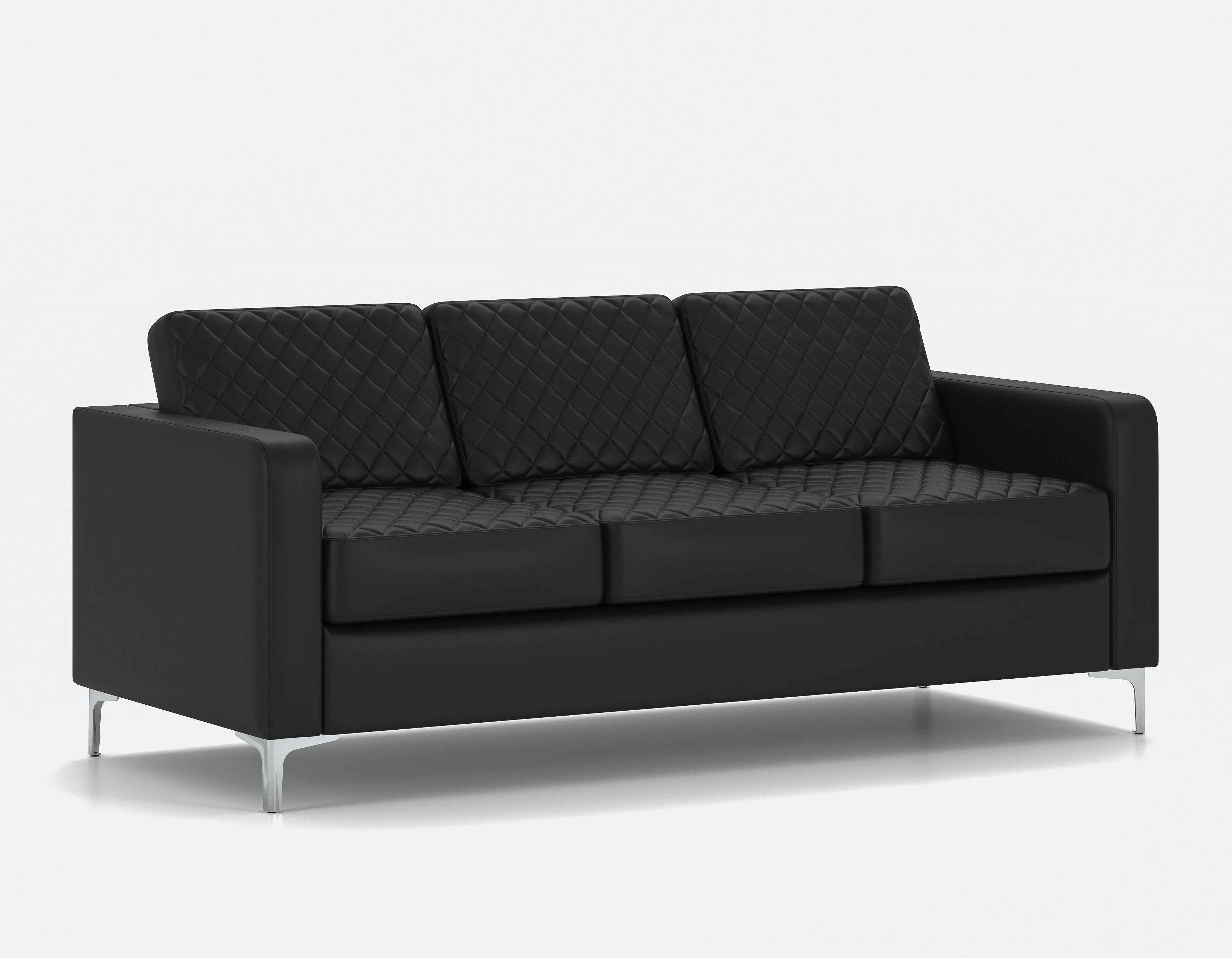Диван трехместный Chairman АКТИВ 1920х830х830 к/з Euroline 9100 Экокожа ...